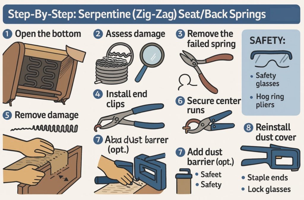 Recliner Tension Spring Replacement Guide: Fix Loose or Broken Recliner ...