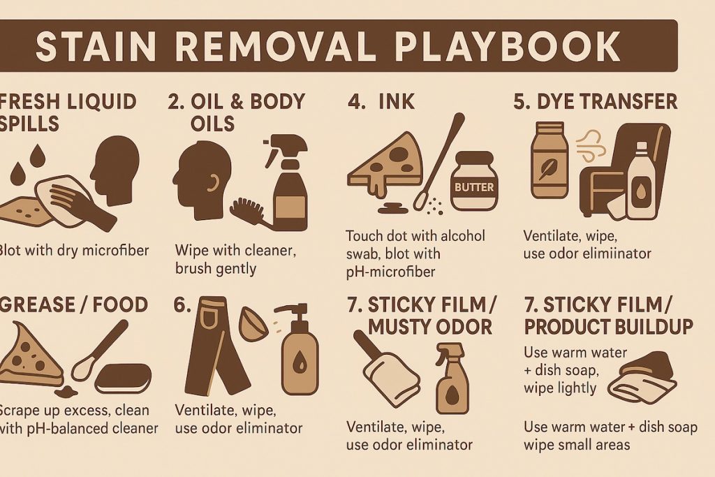 How to Clean a Leather Recliner: Easy Steps for Stain Removal & Care ...