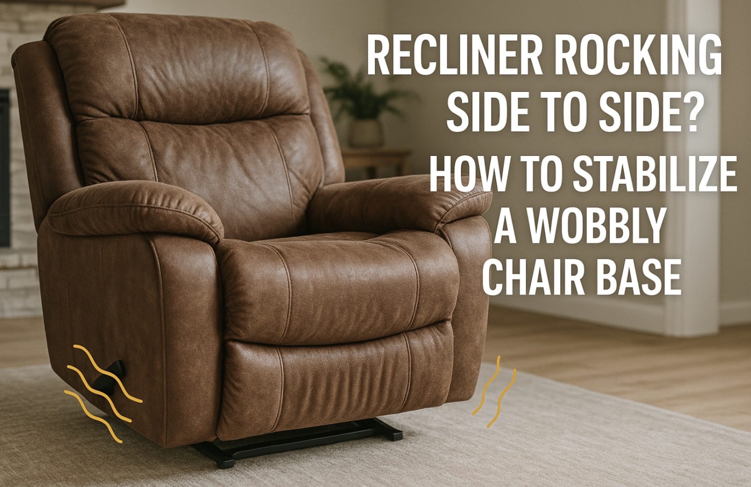 Recliner Rocking Side to Side? How to Stabilize a Wobbly Chair Base ...