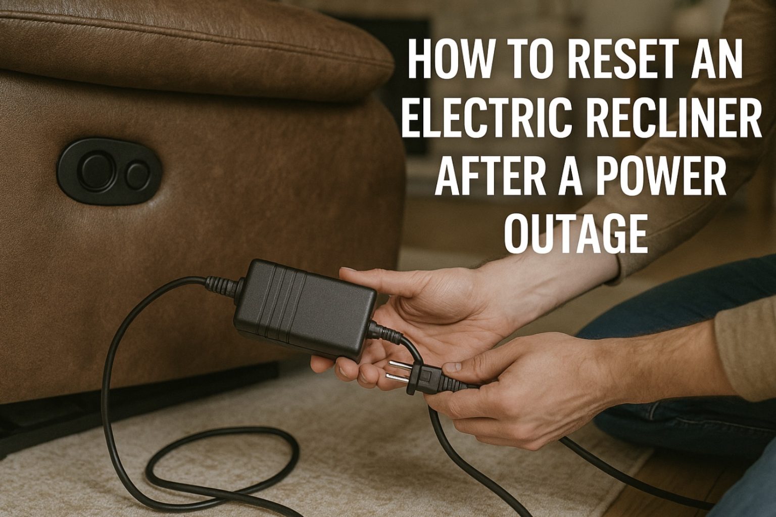 How to Reset an Electric Recliner After a Power Outage - ReclinersArt